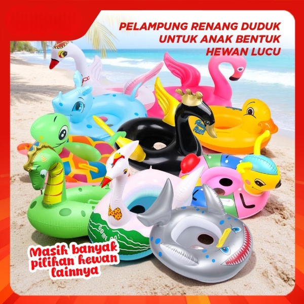 Jual Ban Pelampung Renang Duduk Anak - Ban Renang Bayi Karakter Lucu ...