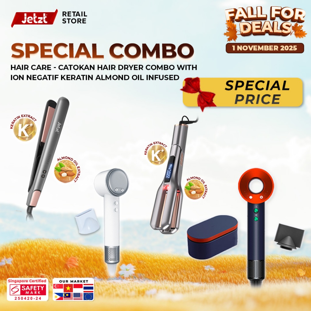 Jual Jetzt Special Combo Hair Care - Catokan Hair Dryer Combo with Ion ...