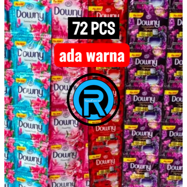 Jual Downy 72 pcs / 6 renceng pelembut / pewangi pakaian kemasan sachet ...