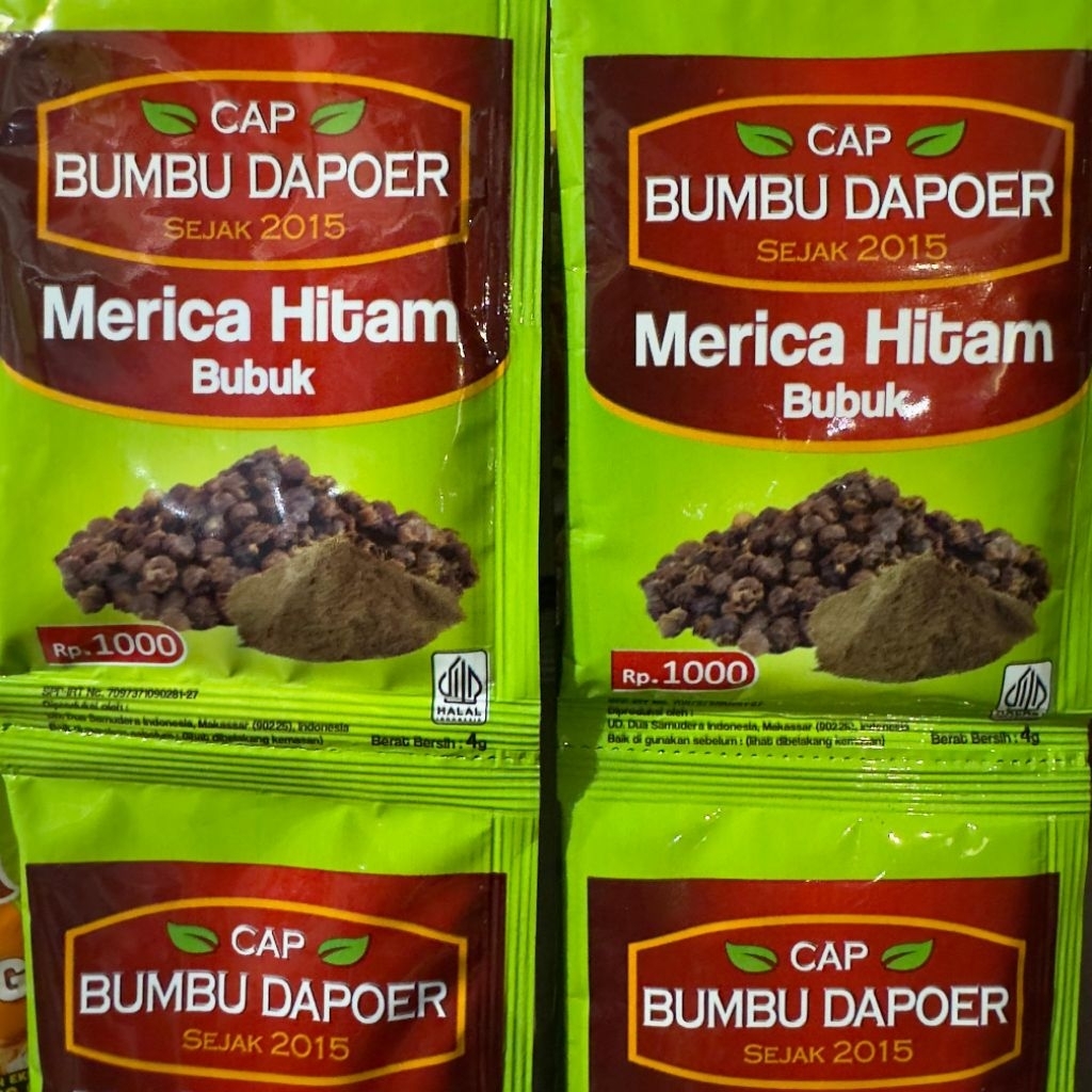 Jual Merica Hitam Bubuk per Sachet - Pasar Makassar | Shopee Indonesia