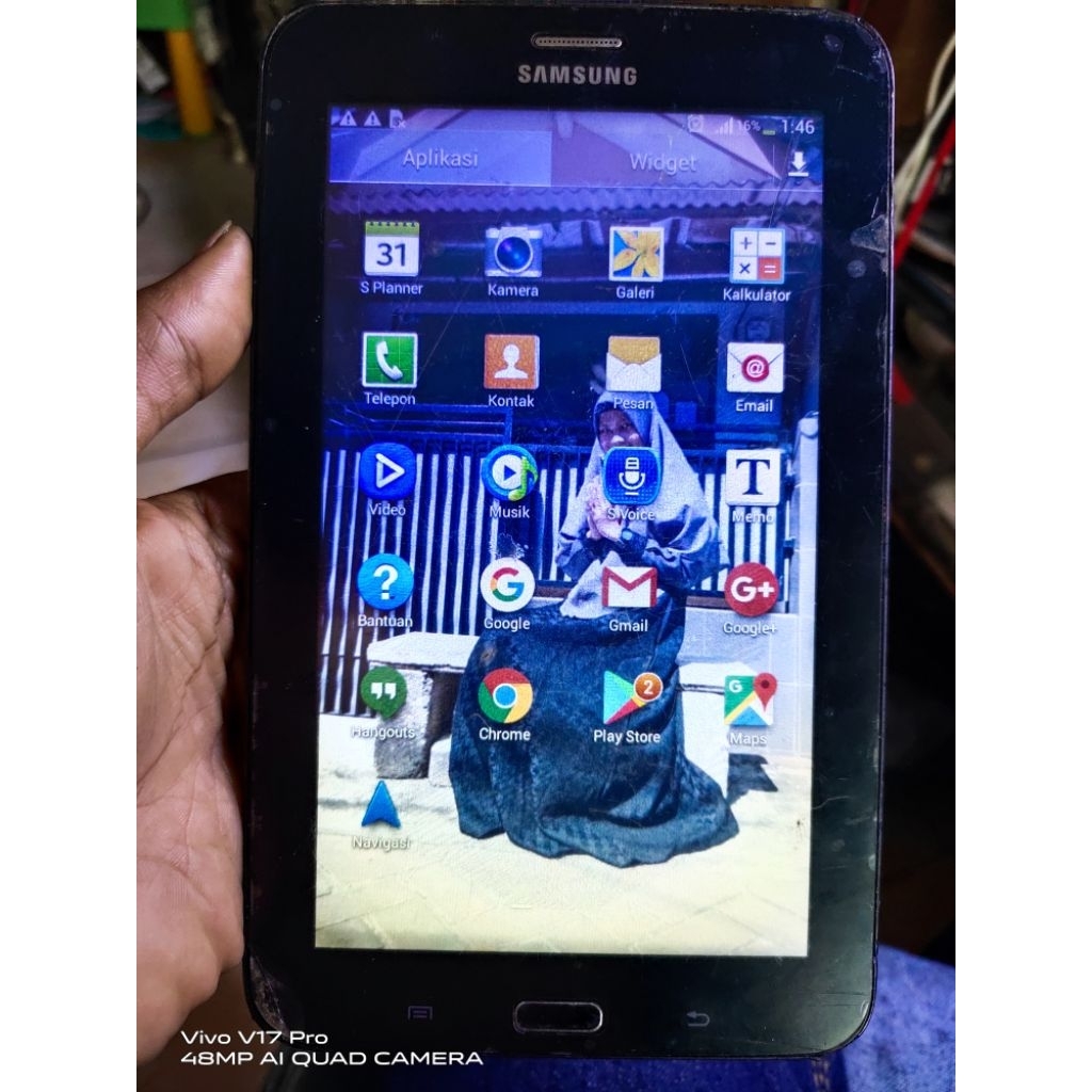 Jual Unit Tablet Samsung Tab 3 Lite Normal Minus Bisa Pakai | Shopee ...