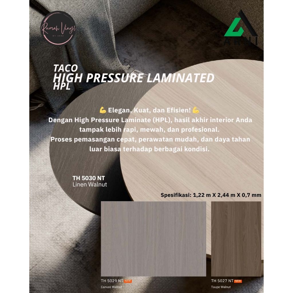 Jual TACO High Pressure Laminate (HPL) | Finishing Interior Tahan Gores ...