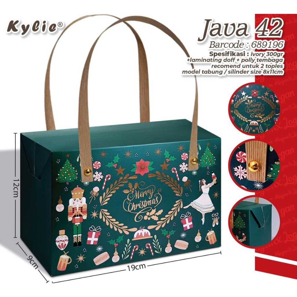 Jual Box Java 42 Edisi Natal / Box Hampers Jar ( isi 2 ) | Shopee Indonesia