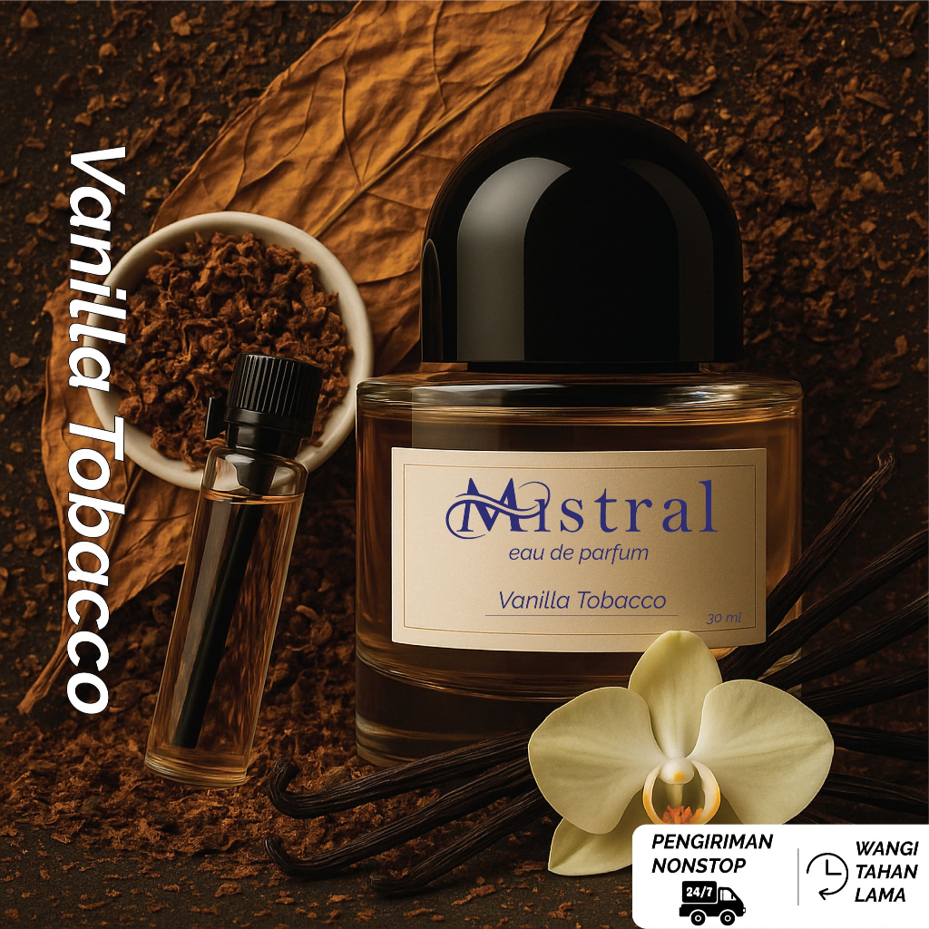 Jual Parfum pria wangi tahan lama - Vanilla Tobacco by MISTRAL | eau de ...