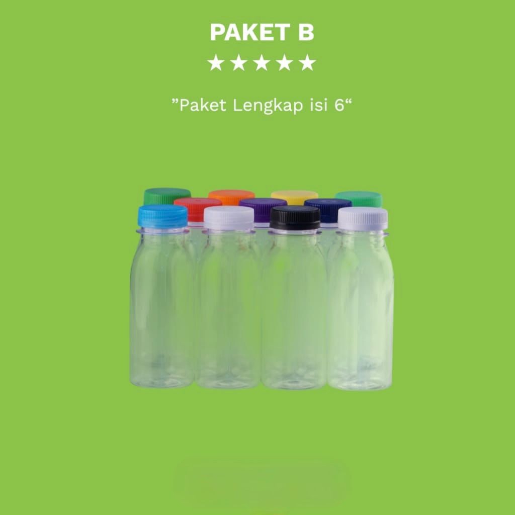 Jual Paket B Botol Cup Medium dan Mini | Shopee Indonesia