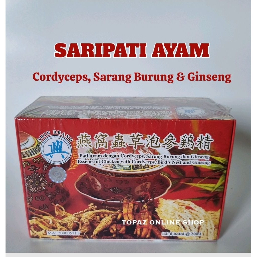 Jual saripati ayam dengan cordyceps, sarang burung dan ginseng ...