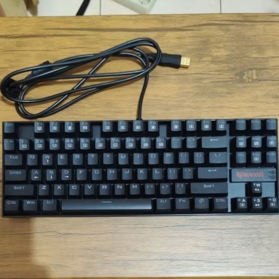 Jual Keyboard Gaming Mechanical Wired Redragon K552 Kumara Red 87 Keys ...