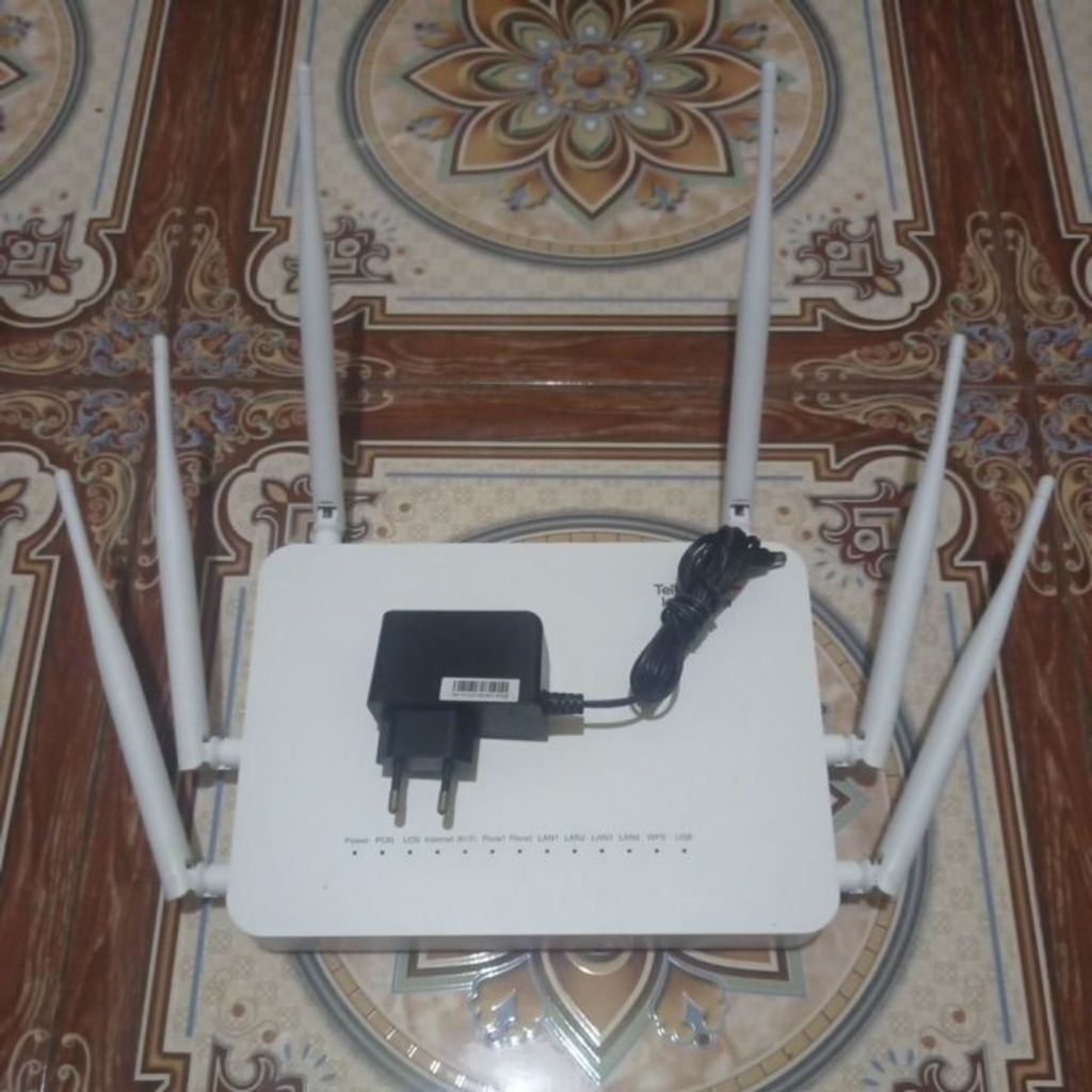 Jual ONT ONU MODEM ROUTER ZTE F670L PREMIUM 6 ANTENA DUAL BAND PORT ...