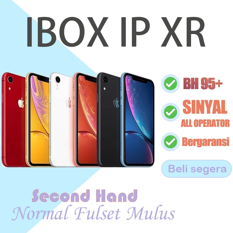 Jual IBOX IP XR 128GB/64GB MULUS GOOD CONDITIONS NO RECOND NO REFURBISH ...