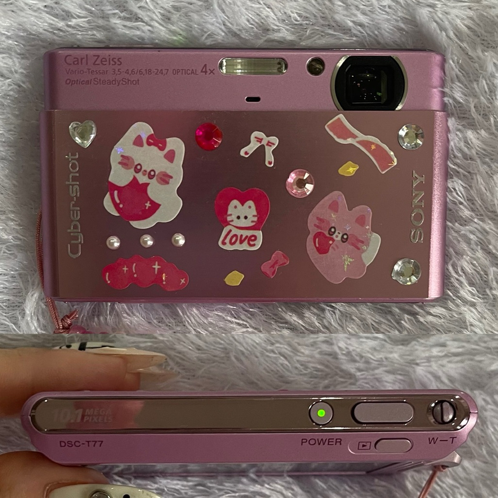 Jual sony cybershot t77 digicam lisa blackpink sliding touchscreen ...