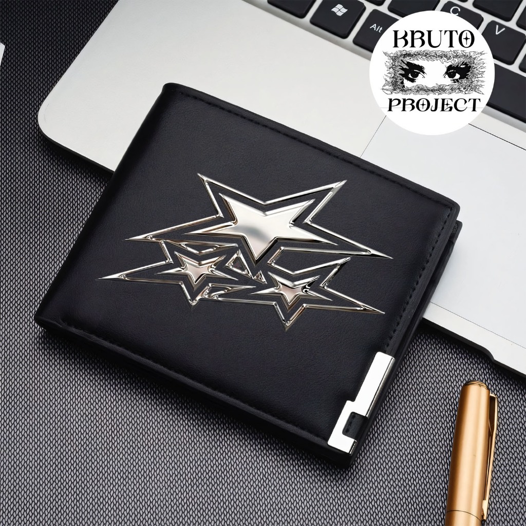 Jual Dompet Pria Dompet wallet import Leather Pu Dompet Anak Dompet ...