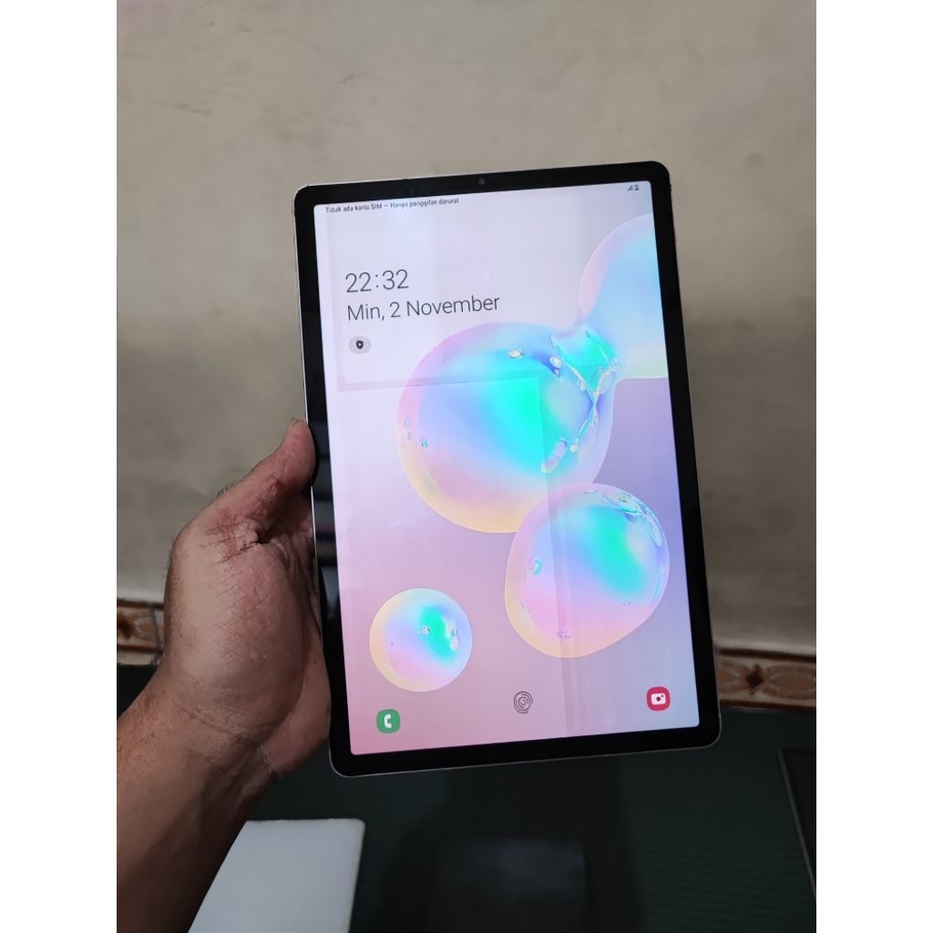Jual Samsung galaxy tab s6 amoled minus shadow normall second | Shopee ...