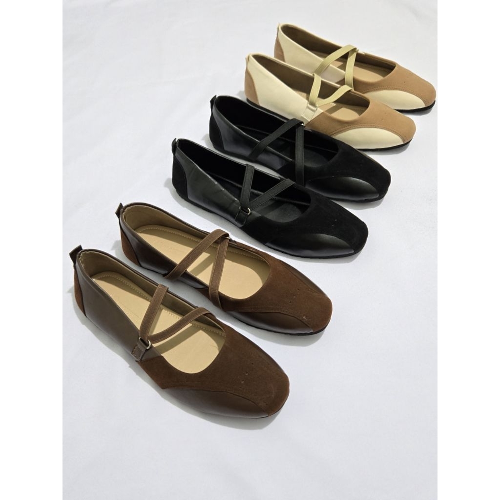 Jual Sepatu Flatshoes Wanita Terbaru 2025 Balet Ballerina Speedcat ...