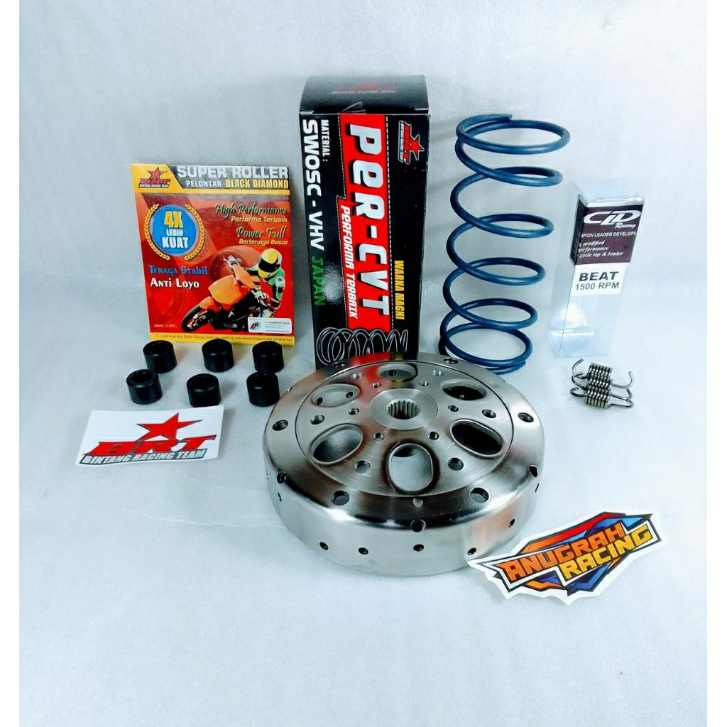 Jual PAKET UPGRADE CVT KIRIAN ANTI GREDEK ANTI LOYO YAMAHA FAZZIO 125 ...