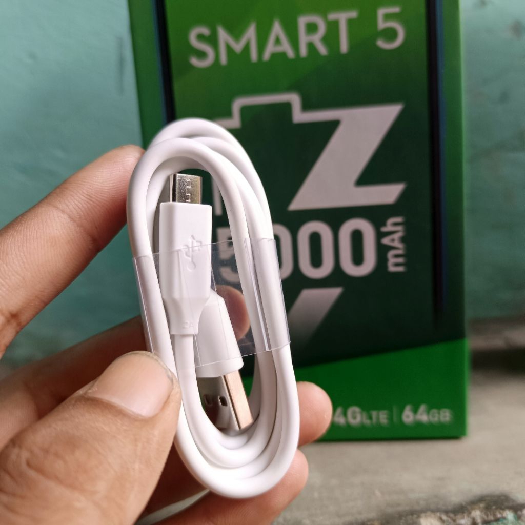 Jual Kabel Data infinix Micro usb 2Amper Smart 7, Smart 6, Smart 5 ...