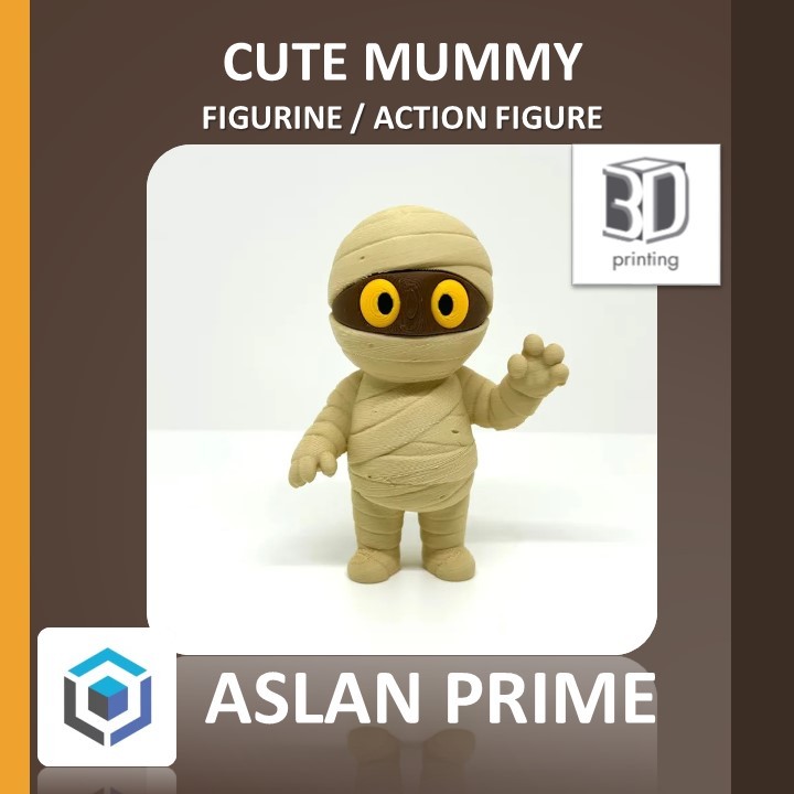Jual CUTE MUMMY FIGURINE ACTION FIGURE 3D Print Mainan Toy Toys Hobi ...