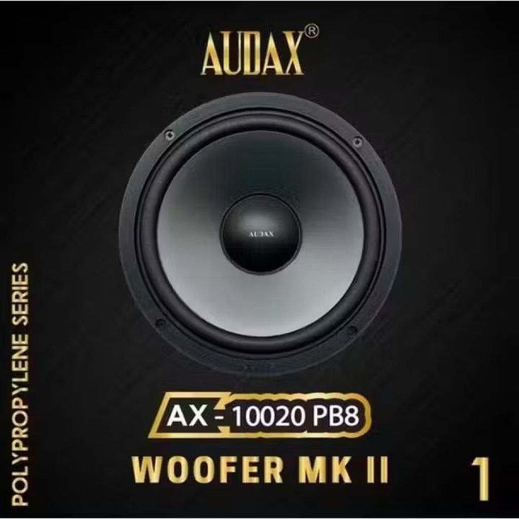 Jual Audax - Speaker Pasif 10" AX-10020 PB8 Polypropylene Series Woofer ...