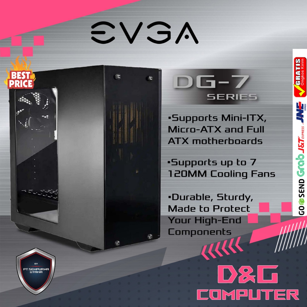 Jual EVGA Casing PC DG-7 ATX Mini-ITX Micro-ATX dan Full ATX ...