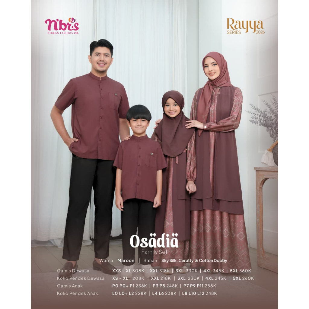 Jual NIBRAS SARIMBIT OSADIA~RAYYA SERIES 2026 | Shopee Indonesia