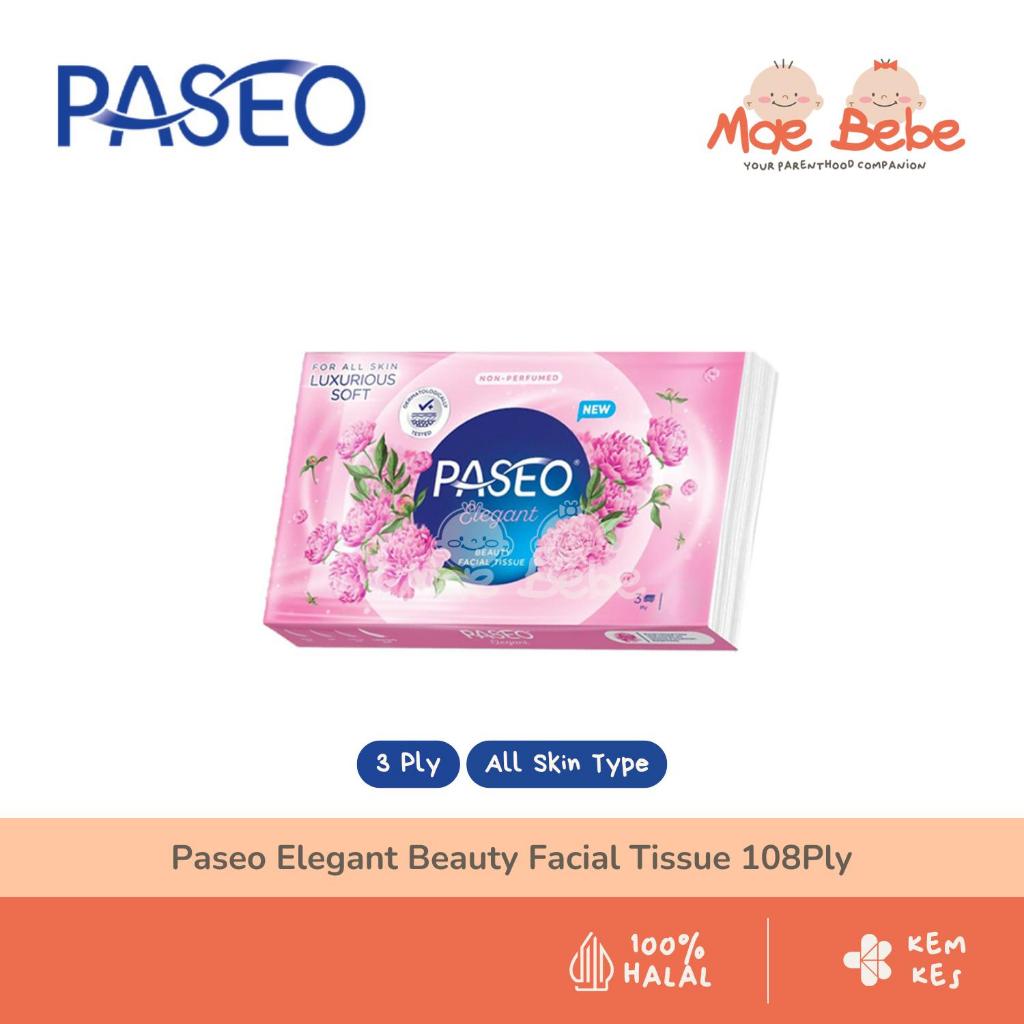 Jual Paseo Elegant Beauty Facial Tissue Non-Perfumed 3 Ply Tisu Wajah ...