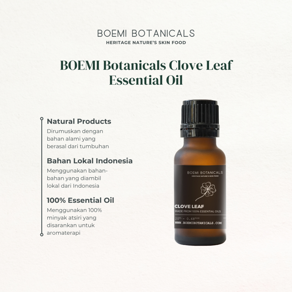 Jual [Special 12.12] BOEMI Botanicals Clove Leaf Essentials Oil ...