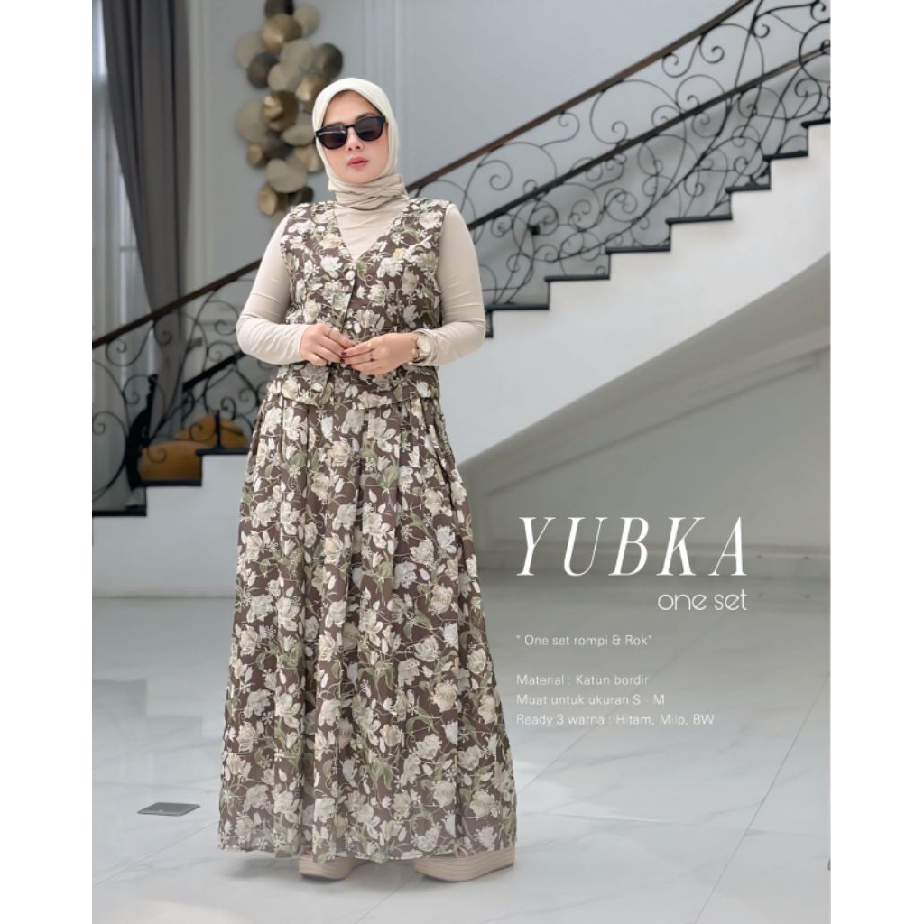 Jual NEW COLLECTION YUBKA ONE SET ROMPI&ROK BALQIS BY FITRI | Shopee ...
