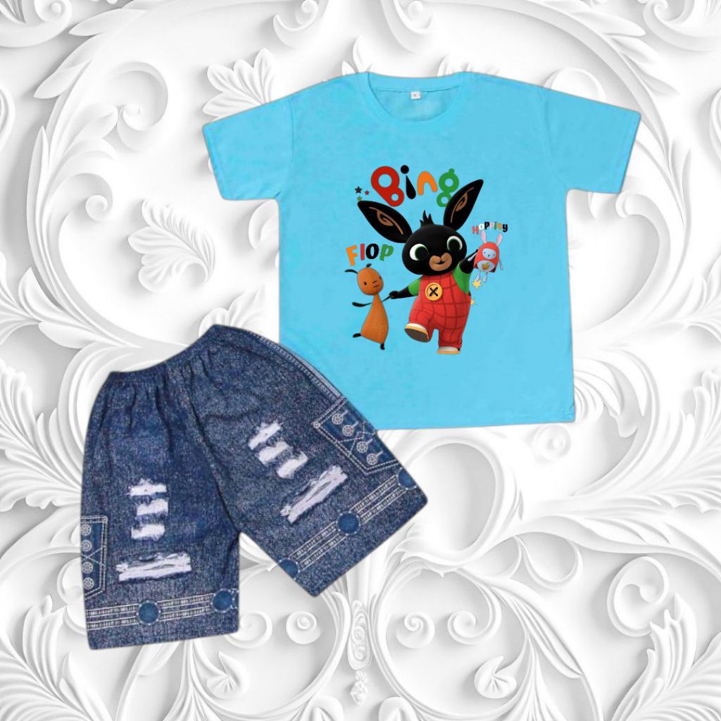 Jual SETELAN ANAK ANAK UNISEX UMUR 1-9 TAHUN/BING FLOP | Shopee Indonesia