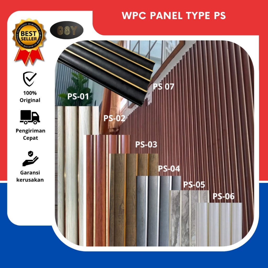 Jual WPC PANEL (PREMIUM) Panjang 3 Meter dan 1 Meter / Wpc Panel Tipe ...