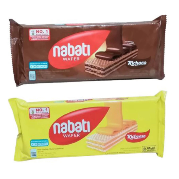Jual NABATI WAFER JUMBO 100G / NABATI REHCEESE & NABATI RICHOCO ...