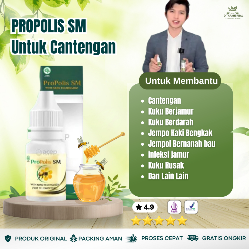 Jual Propolis Sm Brazililan Obat Tetes Cantengan Kuku Kaki Tangan ...