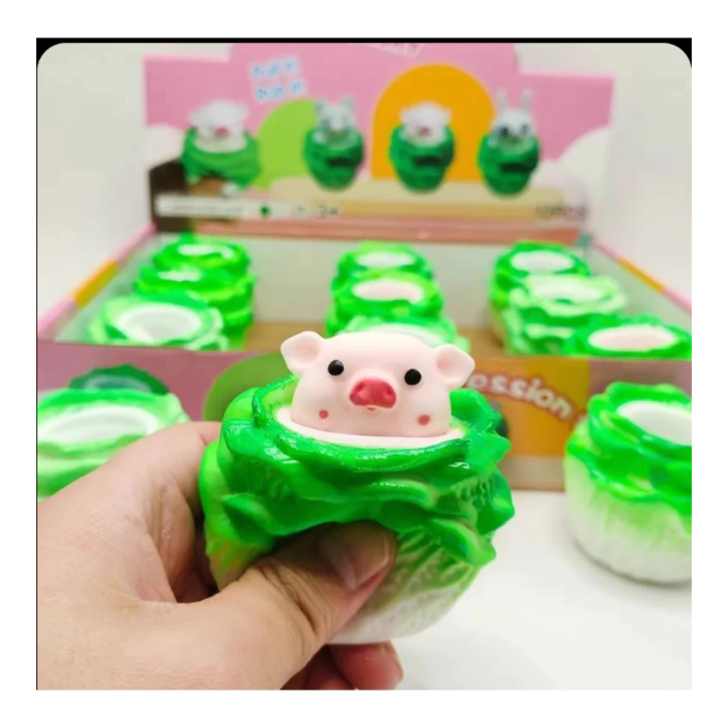 Jual Mainan Squishy Pop it Viral Kol Rabbit Piggy Tikus/Mainan Anak ...