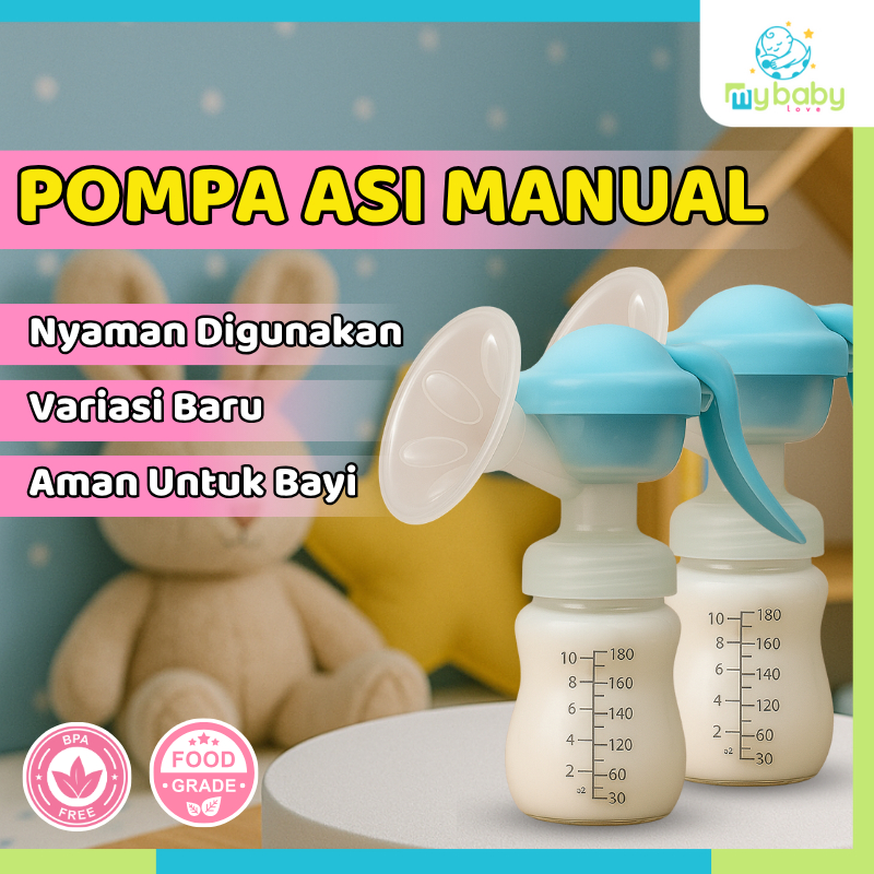 Jual Pompa ASI Manual Breast Pump Botol Dot Susu Bayi BPA FREE Murah ...