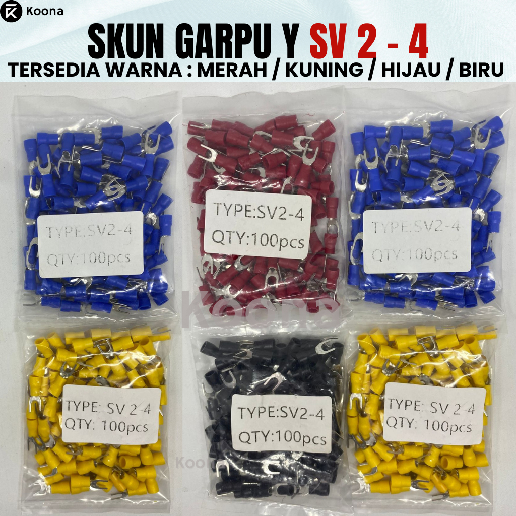 Jual Skun Y 1.25-3 1.25-4 2-4 3.5-5 5.5-6 Sekun Garpu Y 1 PACK ISI ...