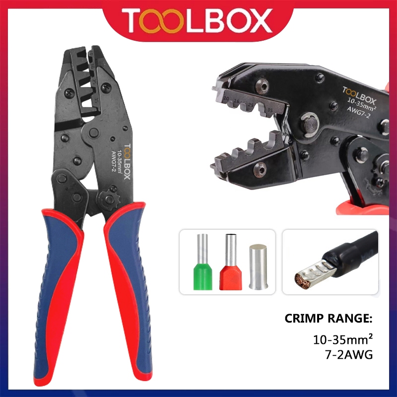 Jual TOOLBOX Tang Skun Ferrules HS-35WF Tang Crimping Kabel Ferrule ...