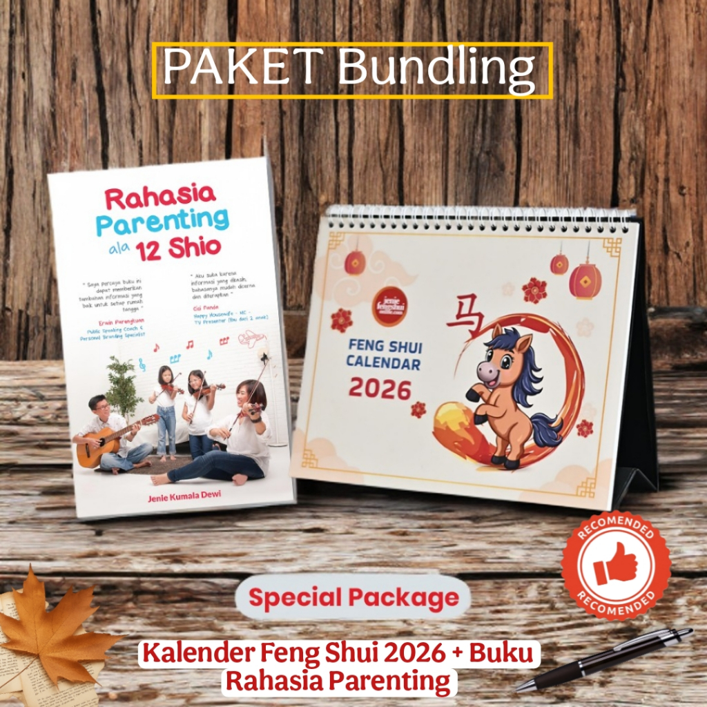 Jual Special Package Paket Kalender Feng Shui 2026 Shio Kuda Api & Buku ...