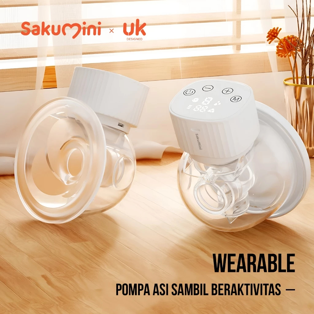 Jual Sakumini Pompa Asi Elektrik Wearable Hands Free Breast Pump ...