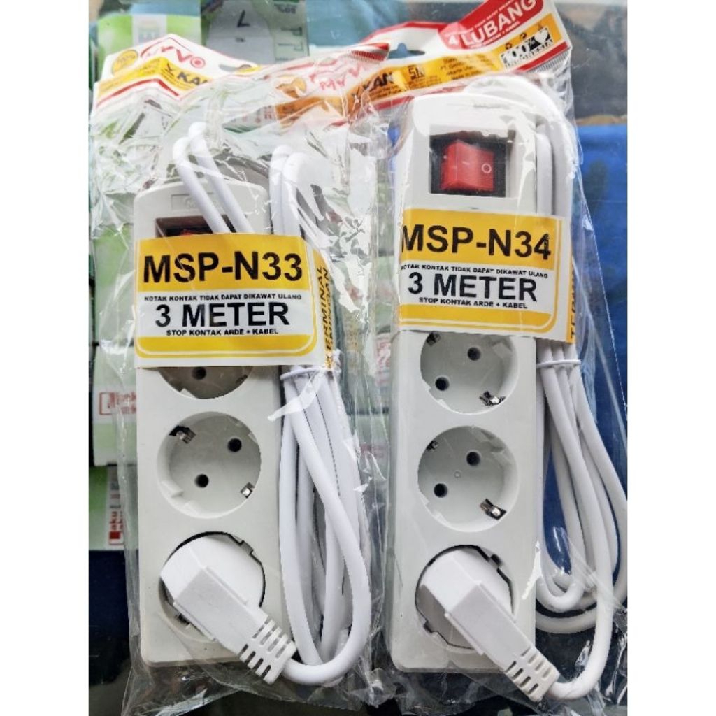 Jual Stop Kontak Terminal Arde MYVO 3 Meter | Shopee Indonesia