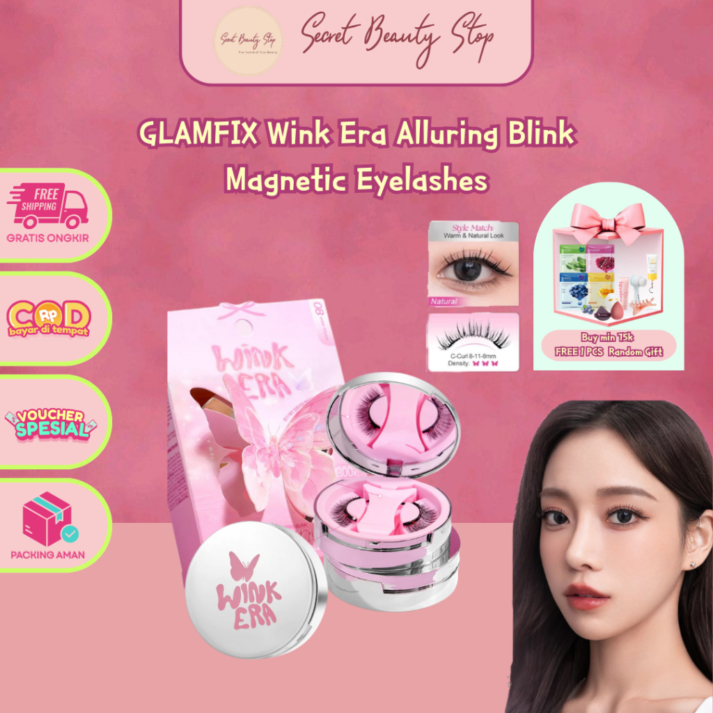 Jual GLAMFIX GET 1 FREE GIFT! Wink Era Alluring Blink Magnetic ...