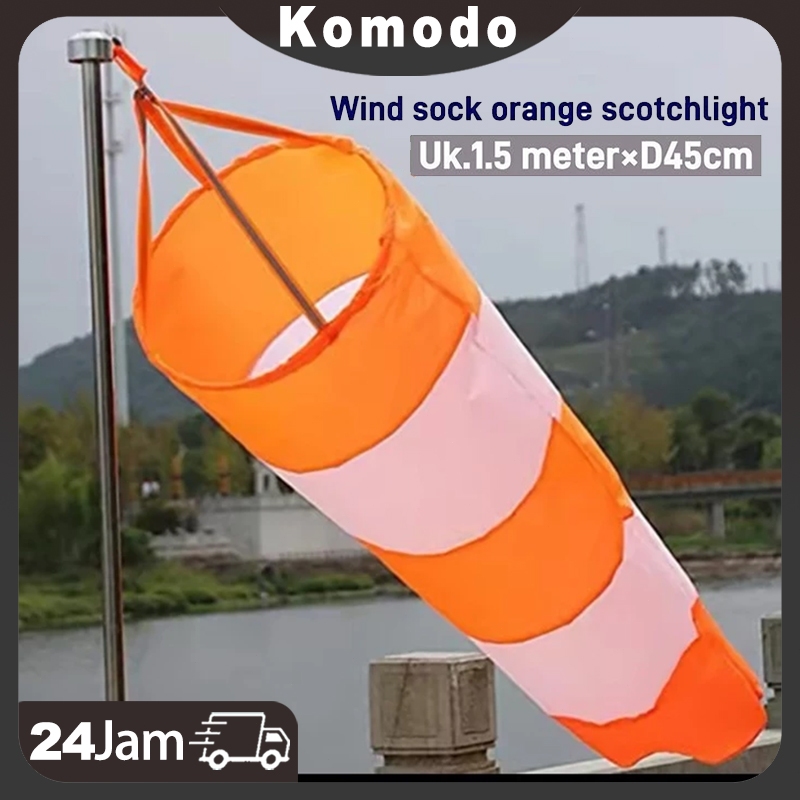 Jual 150cm Windshock /Arah Angin Oranye Windsock / Windsock/Petunjuk ...
