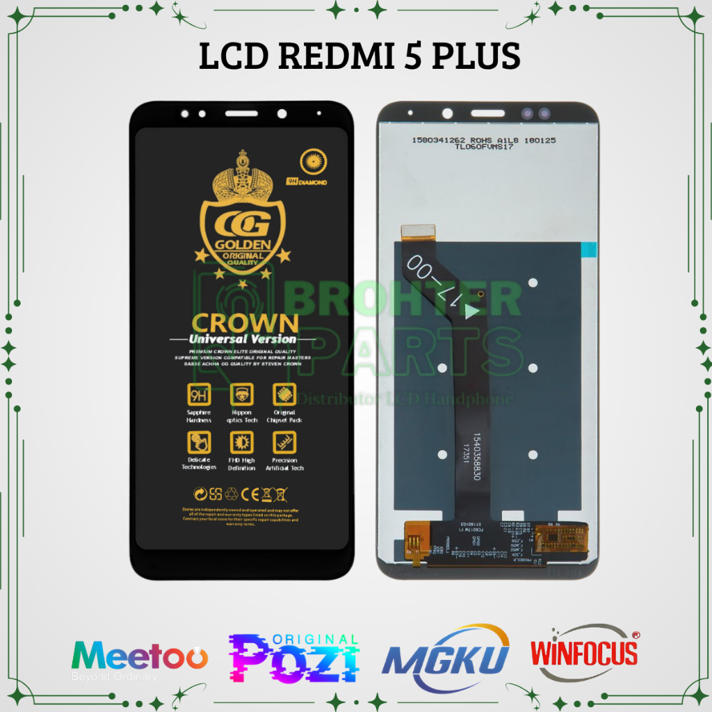 Jual LCD XIAOMI REDMI 5 PLUS / REDMI 5+ TOUCHSCREEN FULLSET COMPLETE ...