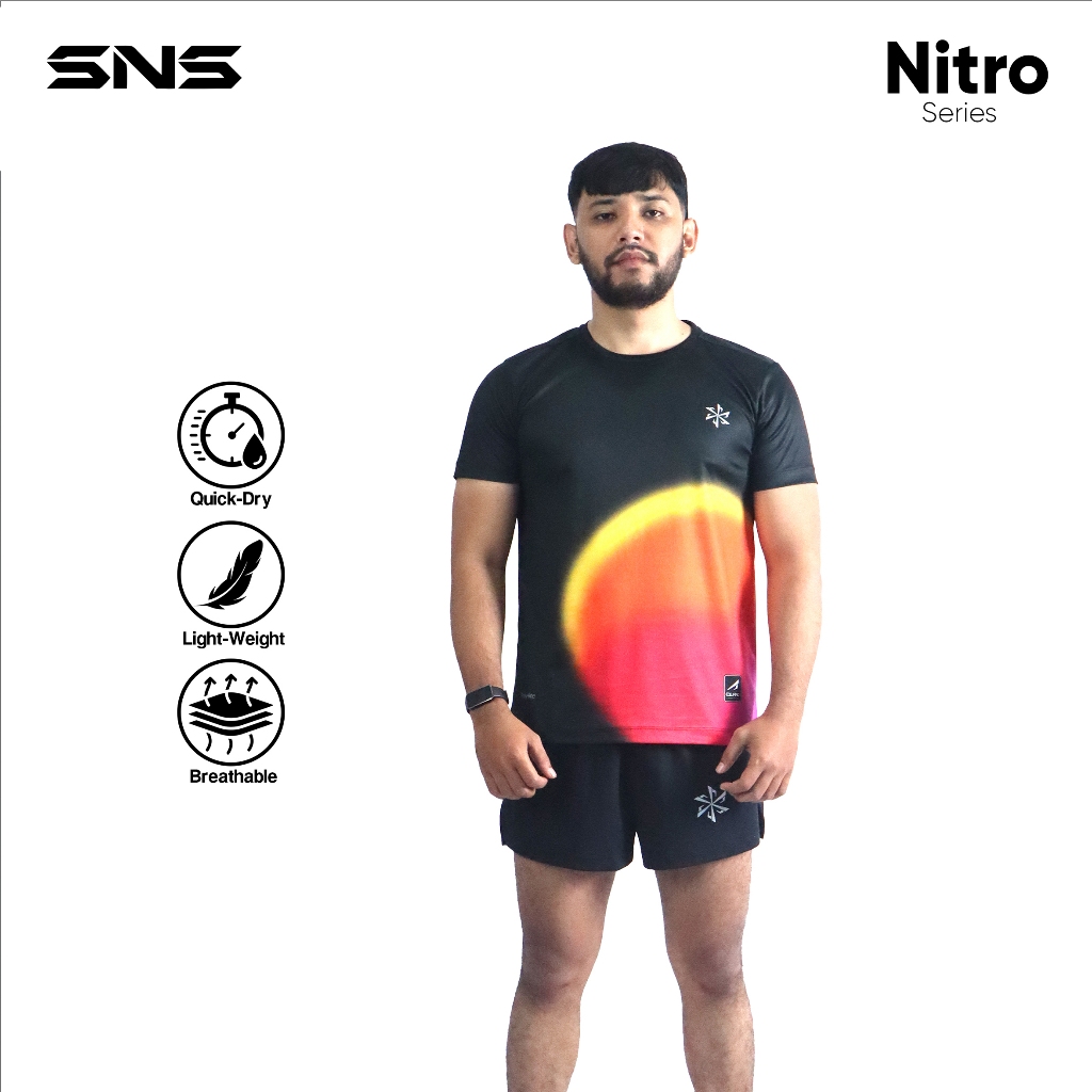 Jual SNS Apparel Baju Olahraga Jersey Dry Fit Gym Lari Running Pria ...