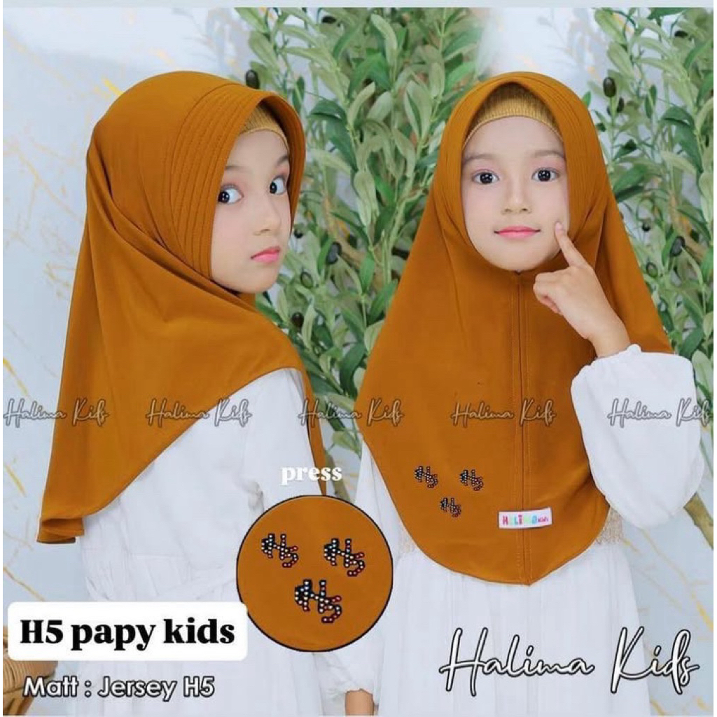 Jual HALIMA PAPI KIDS|HIJAB ANAK PREMIUM | Shopee Indonesia