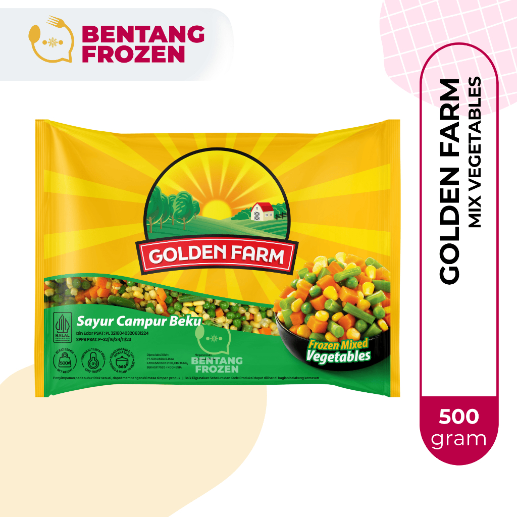 Jual Golden Farm Mix Vegetables 4 Ways 500gr / Mix Vege / Sayuran Beku ...
