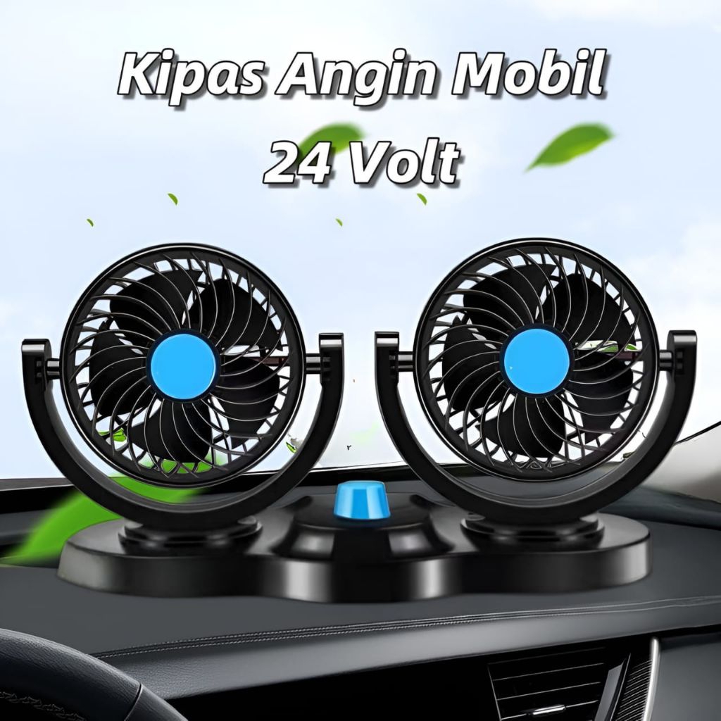 Jual 24V Kipas Angin Mobil / Double Headed Vehicle Fan•Toko11 ...