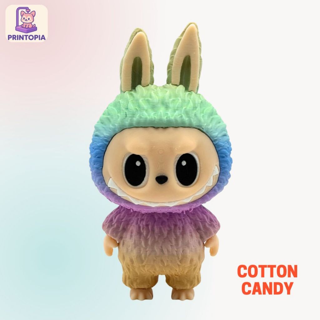 Jual LABUBU Cotton Candy 3D Print –Pajangan Kamar Aesthetic | Kado Unik ...