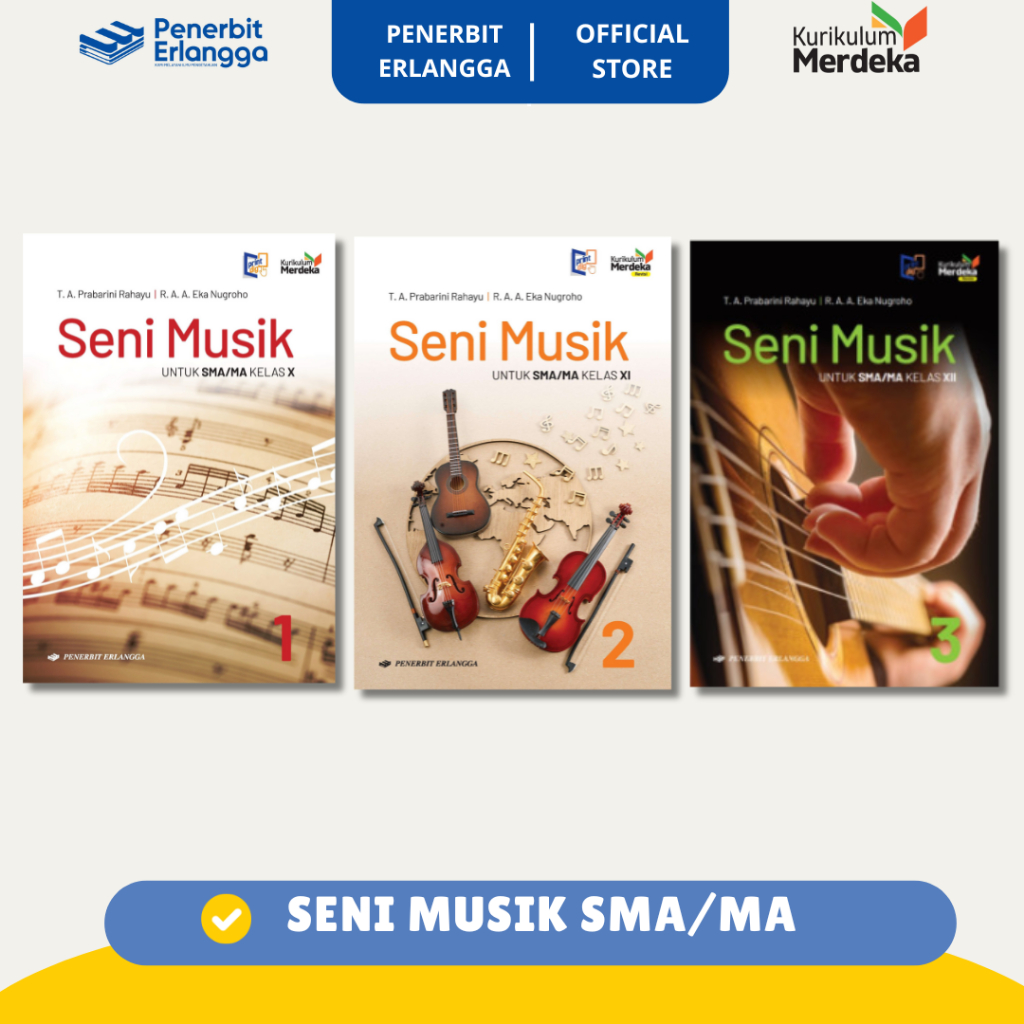 Jual [Erlangga Official] Seni Musik Sma/Ma Kelas 10 11 12 - Kurikulum ...