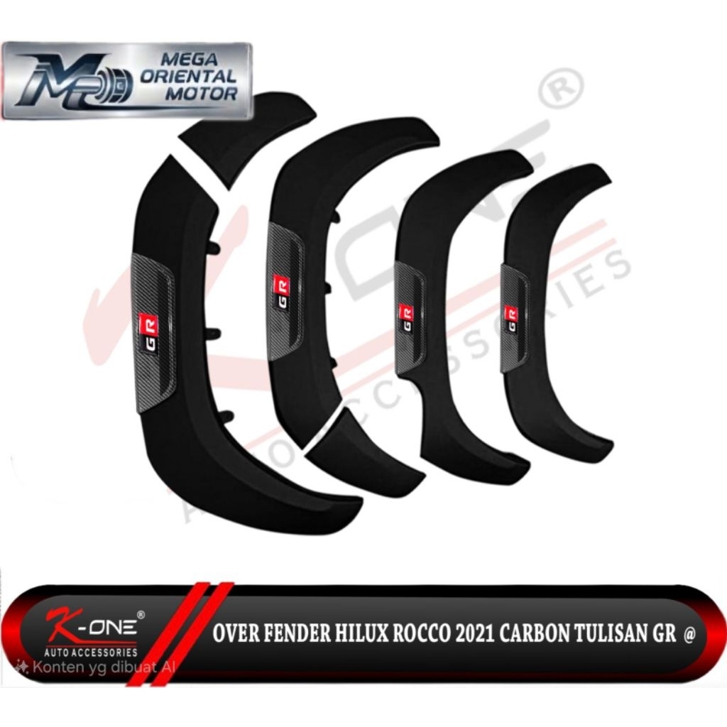 Jual Over Fender / Overfender All New Hilux 2016-2025 Hilux Revo Rocco ...