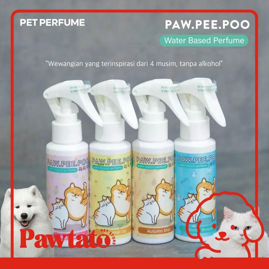 Jual Parfum Anjing Paw Pee Poo Perfume Water Based Dog Cat Wangi Tanpa ...