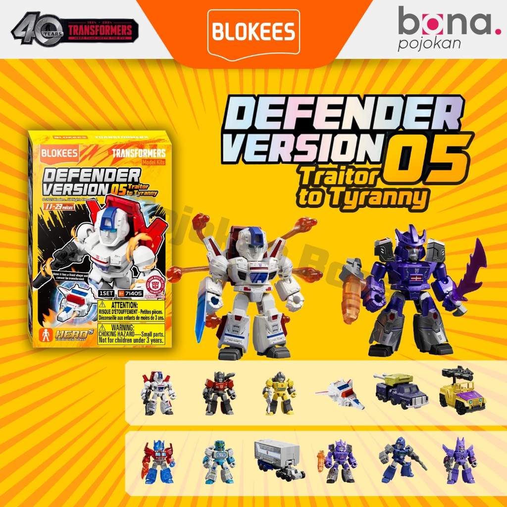 Jual Blokees Transformers Defender Version 05 Traitor to Tyranny Action ...