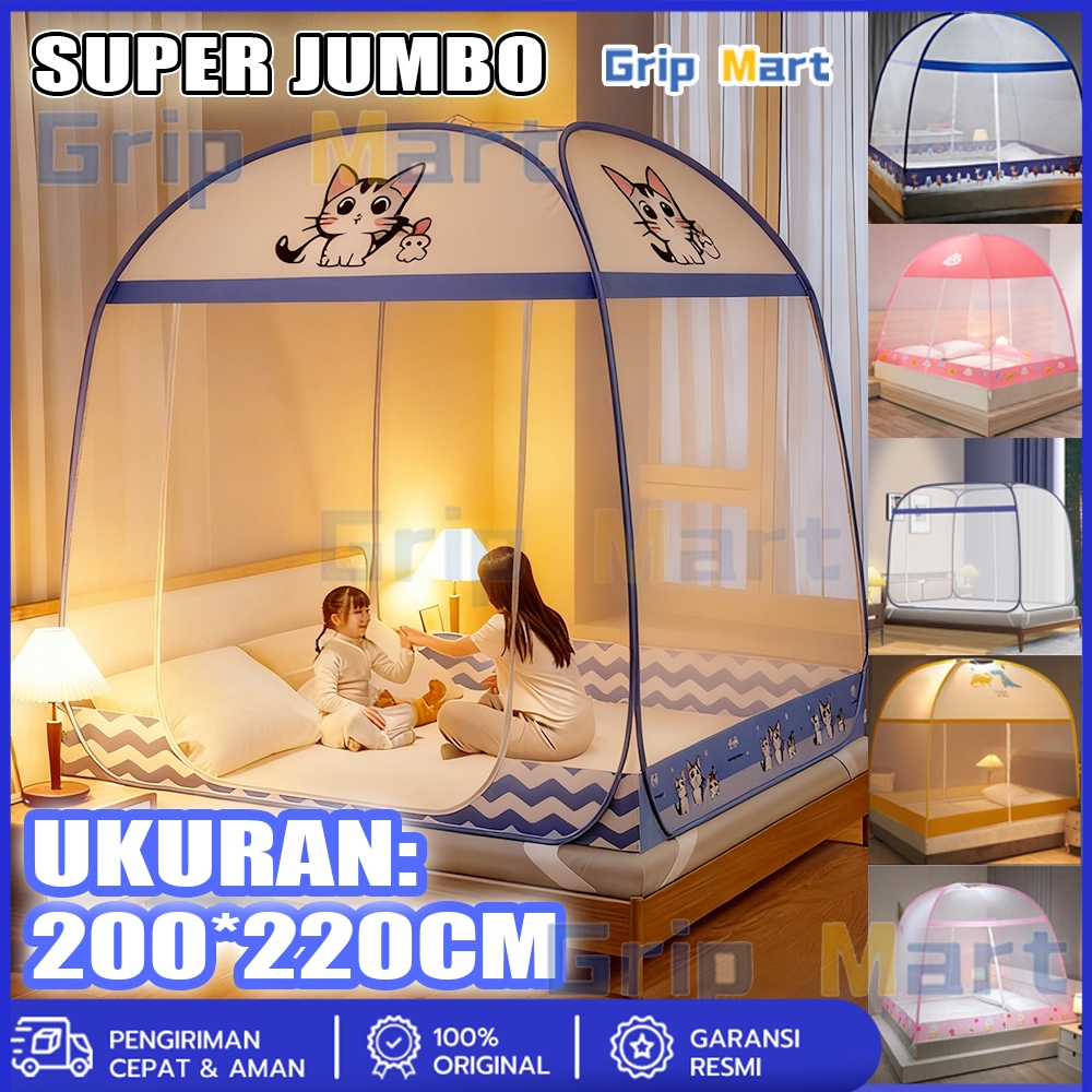 Jual 200*220 kelambu tidur Portable Kelambu Lipat Kelambu Tempat Tidur ...